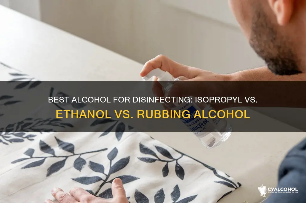 Best Alcohol For Disinfecting: Isopropyl Vs. Ethanol Vs. Rubbing ...