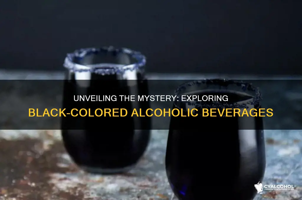 Unveiling The Mystery: Exploring Black-Colored Alcoholic Beverages ...