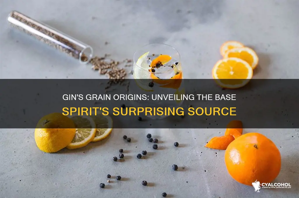 Gin's Grain Origins: Unveiling The Base Spirit's Surprising Source ...