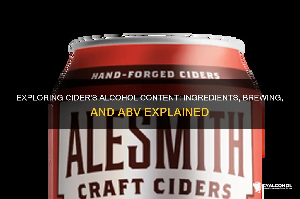 Exploring Cider's Alcohol Content: Ingredients, Brewing, And Abv ...