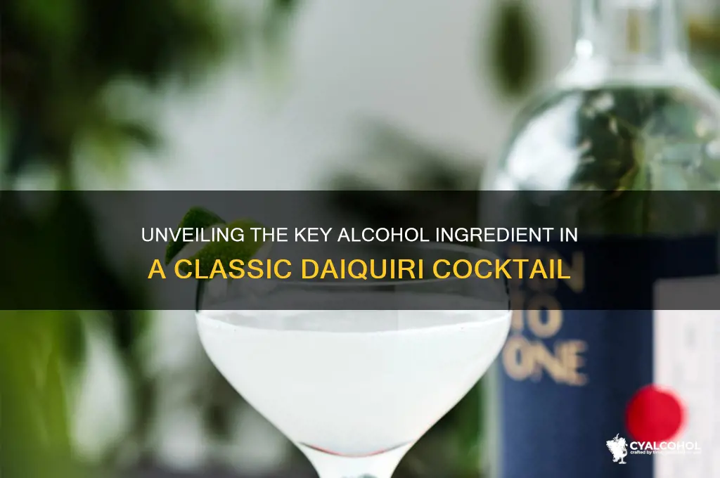 Unveiling The Key Alcohol Ingredient In A Classic Daiquiri Cocktail ...