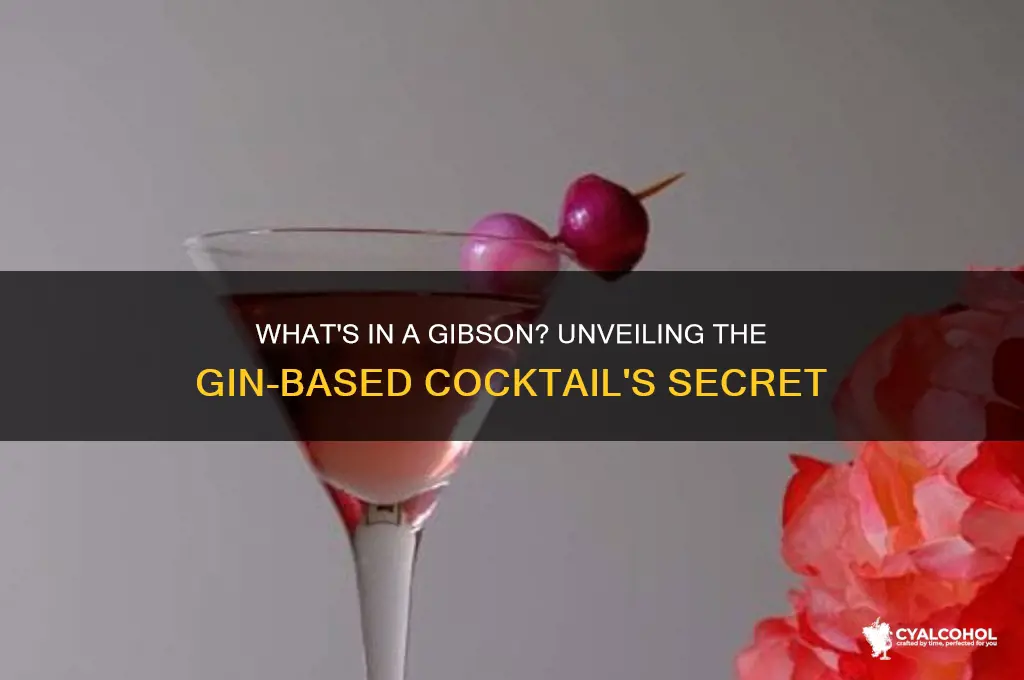 What's In A Gibson? Unveiling The Gin-Based Cocktail's Secret | CyAlcohol