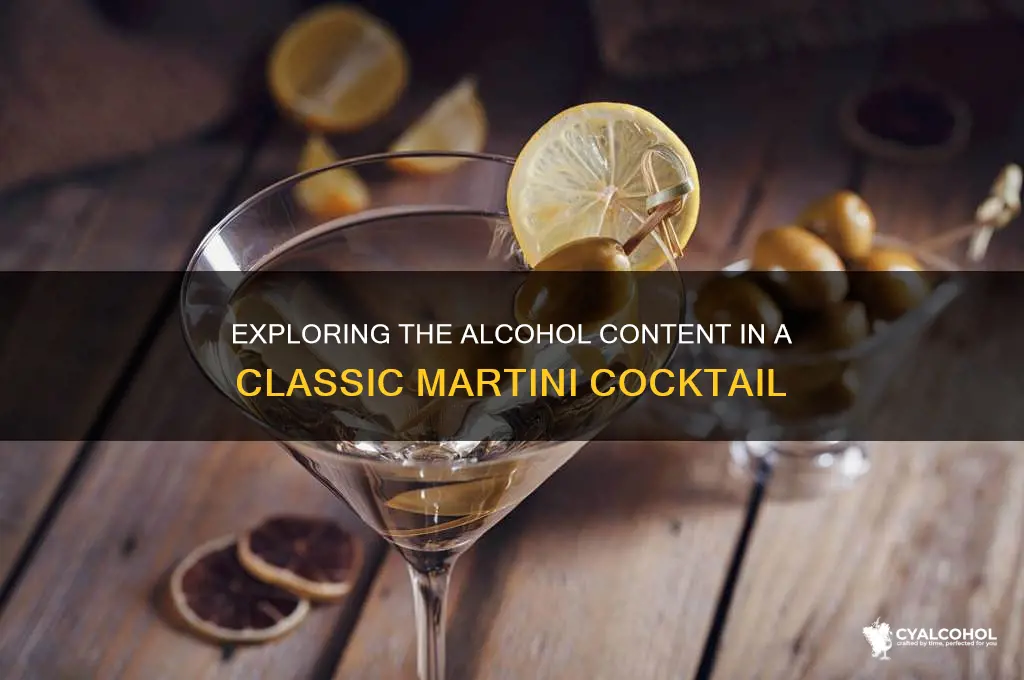 Exploring The Alcohol Content In A Classic Martini Cocktail | CyAlcohol