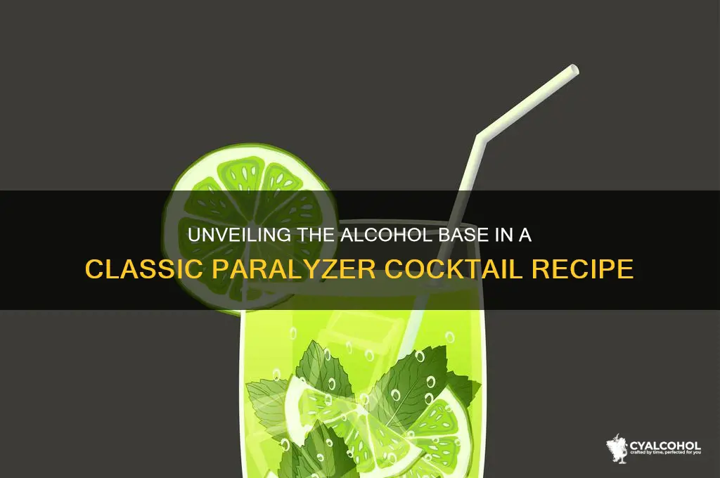 Unveiling The Alcohol Base In A Classic Paralyzer Cocktail Recipe ...