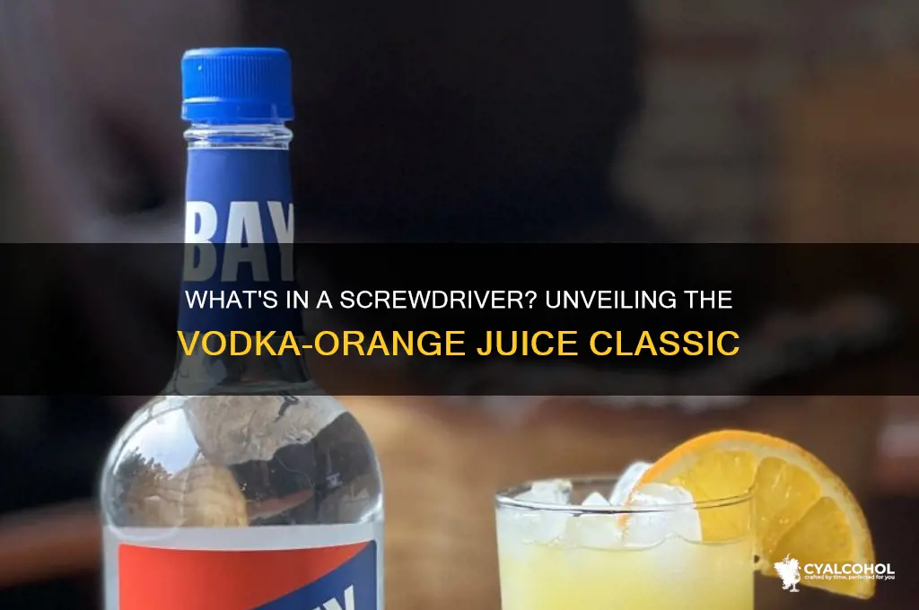 What's In A Screwdriver? Unveiling The Vodka-Orange Juice Classic ...