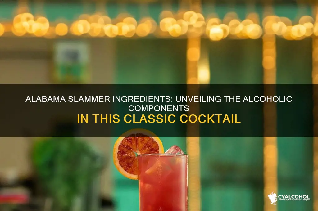 Alabama Slammer Ingredients: Unveiling The Alcoholic Components In This ...