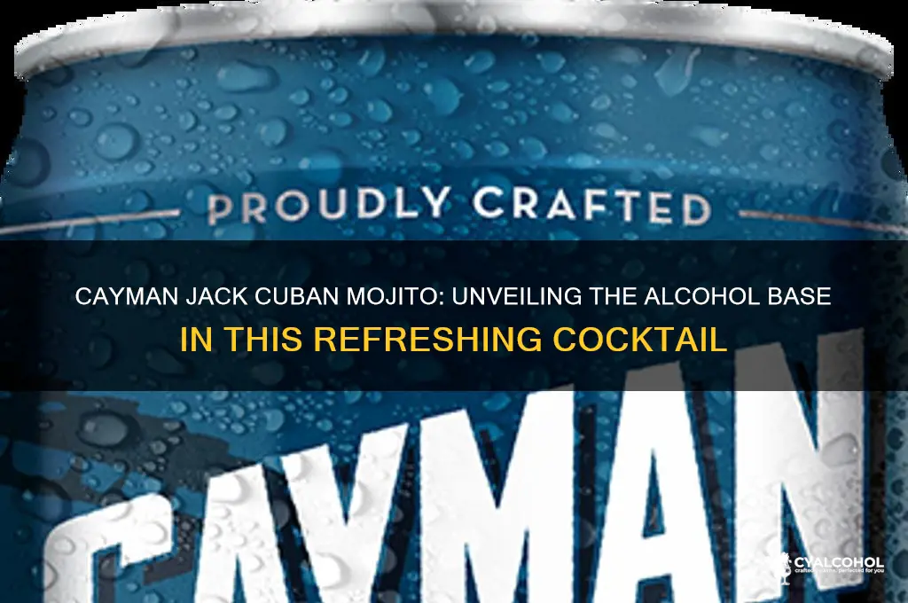 Cayman Jack Cuban Mojito: Unveiling The Alcohol Base In This Refreshing ...
