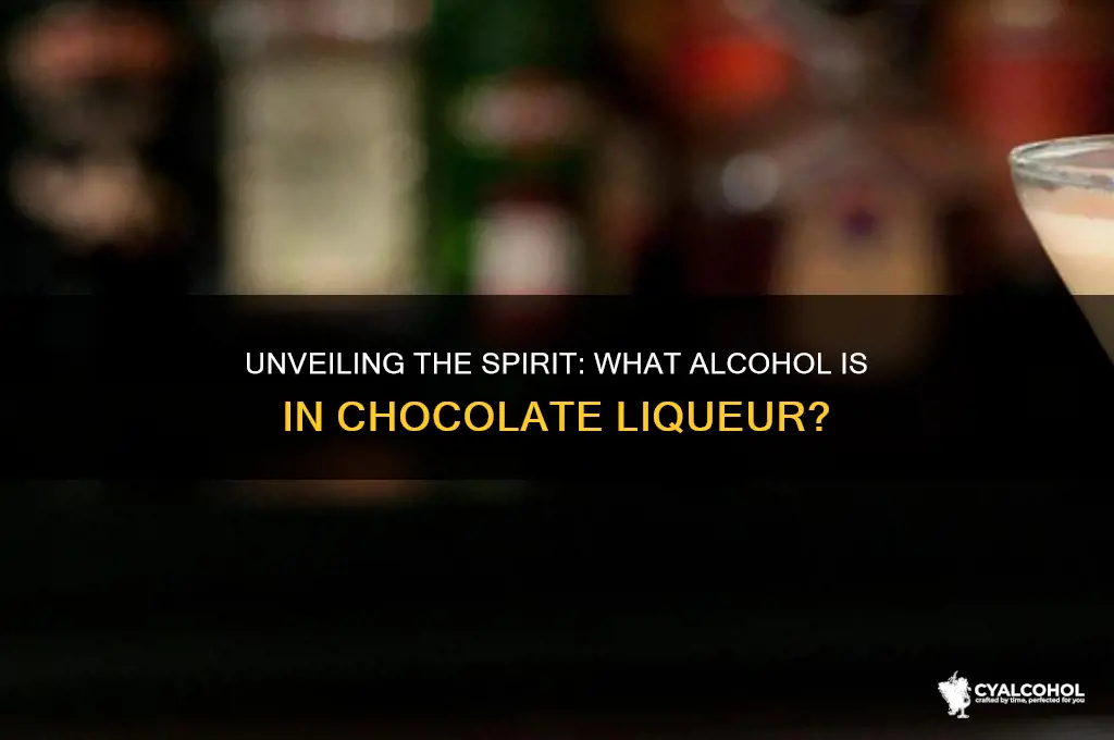 Unveiling The Spirit: What Alcohol Is In Chocolate Liqueur? | CyAlcohol