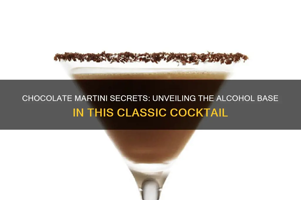 Chocolate Martini Secrets: Unveiling The Alcohol Base In This Classic ...