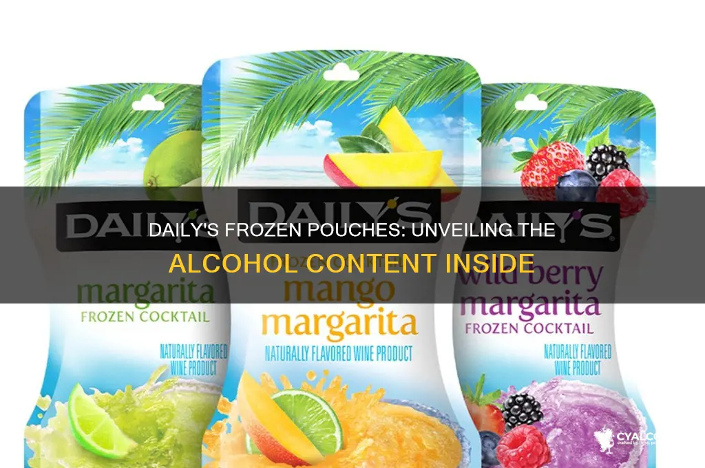 Daily's Frozen Pouches: Unveiling The Alcohol Content Inside | CyAlcohol