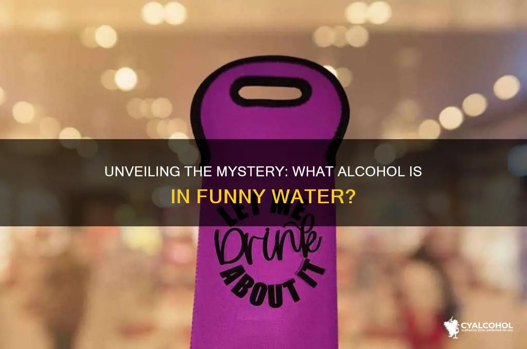 Unveiling The Mystery: What Alcohol Is In Funny Water? | CyAlcohol