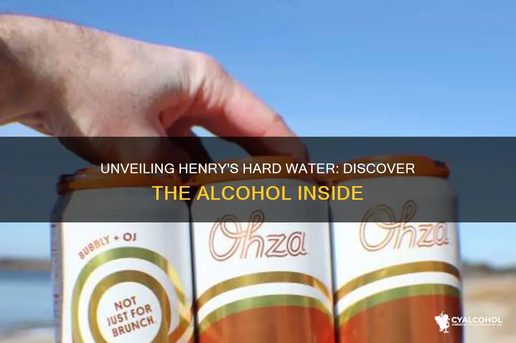 Unveiling Henry's Hard Water: Discover The Alcohol Inside | CyAlcohol