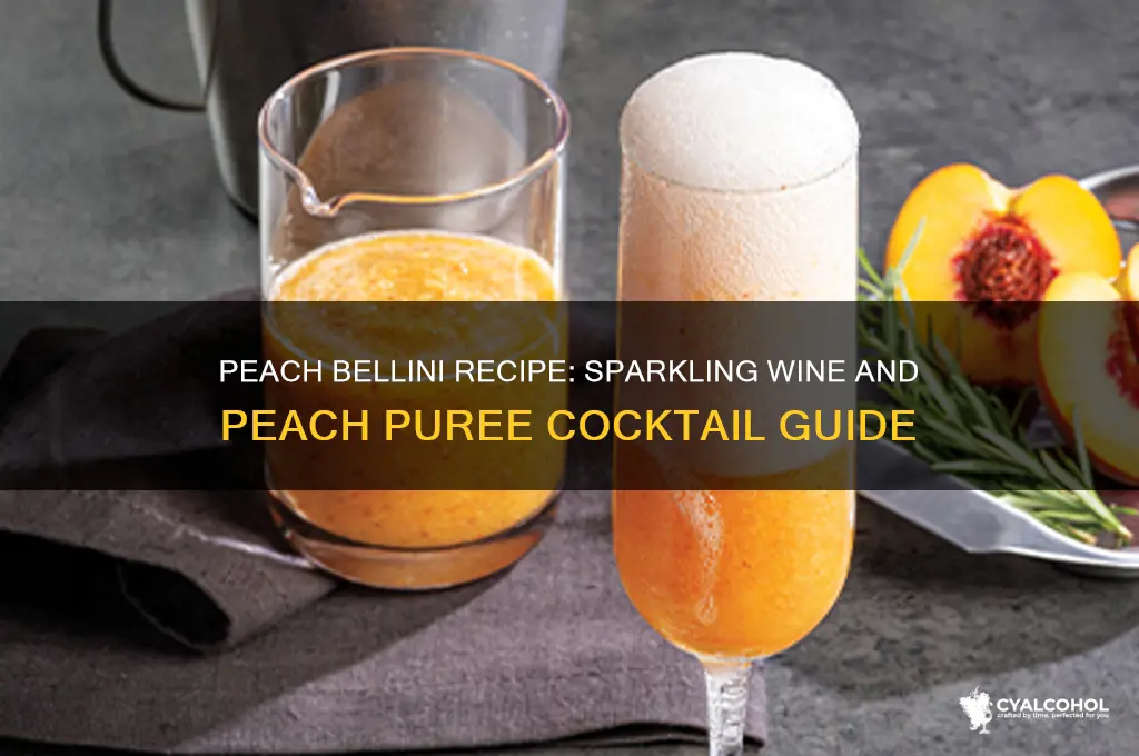 Peach Bellini Recipe: Sparkling Wine And Peach Puree Cocktail Guide ...