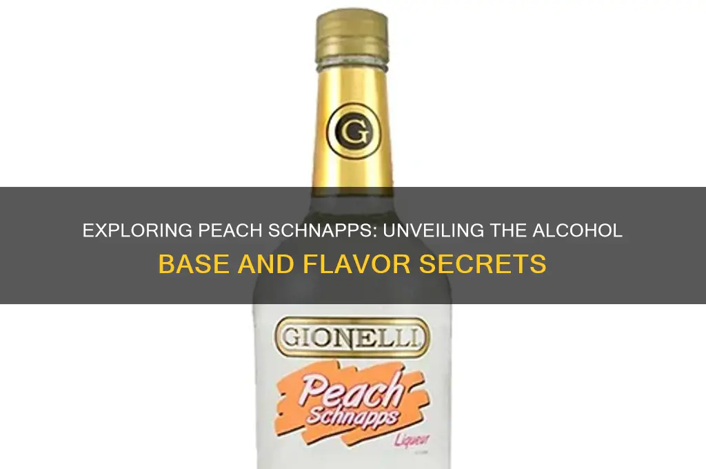 Exploring Peach Schnapps: Unveiling The Alcohol Base And Flavor Secrets ...