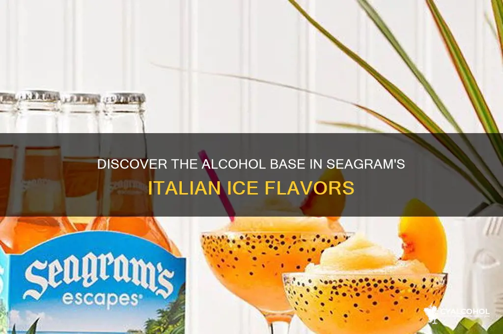 Discover The Alcohol Base In Seagram's Italian Ice Flavors | CyAlcohol