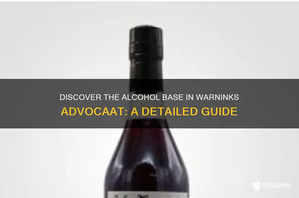 Discover The Alcohol Base In Warninks Advocaat: A Detailed Guide ...