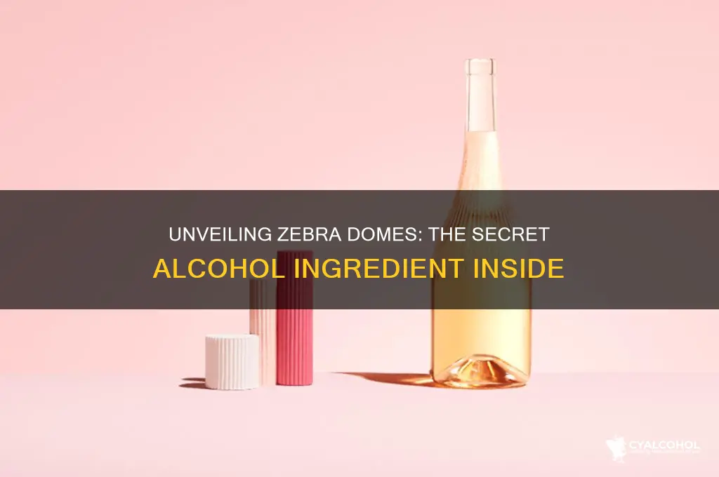 Unveiling Zebra Domes: The Secret Alcohol Ingredient Inside | CyAlcohol
