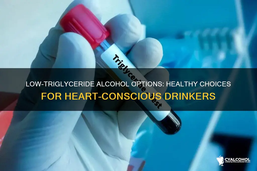 Low-Triglyceride Alcohol Options: Healthy Choices For Heart-Conscious ...