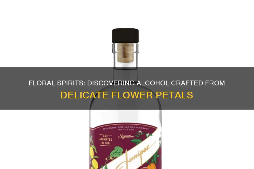 Floral Spirits: Discovering Alcohol Crafted From Delicate Flower Petals ...