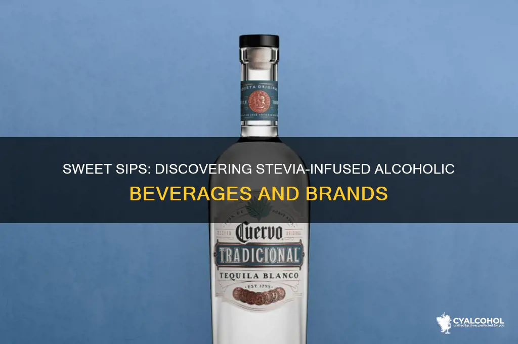 Sweet Sips: Discovering Stevia-Infused Alcoholic Beverages And Brands ...