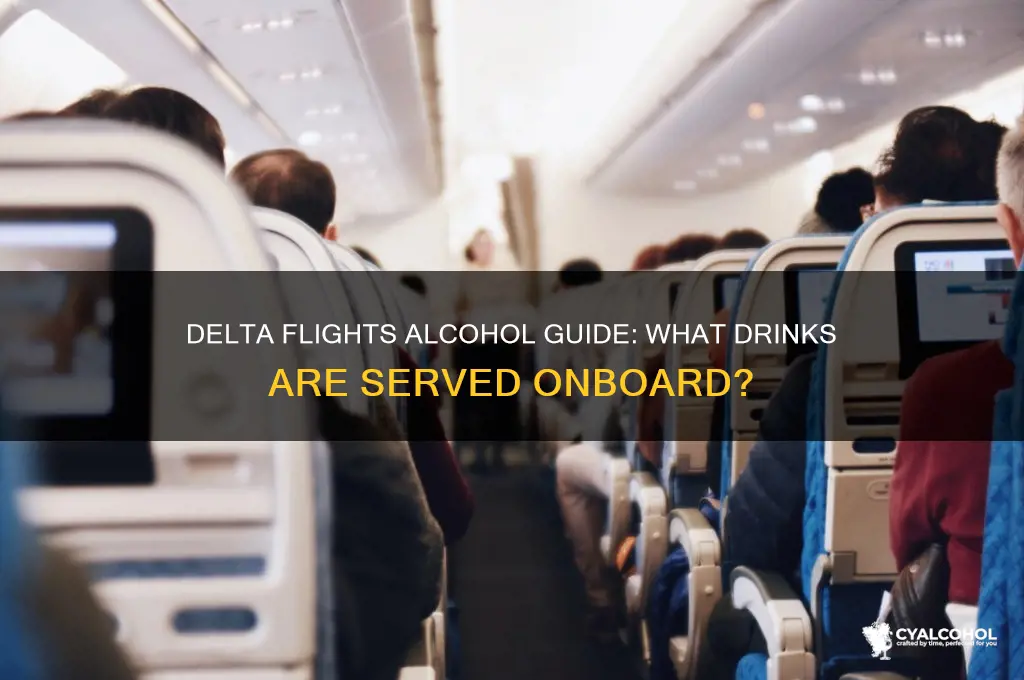 Delta Flights Alcohol Guide: What Drinks Are Served Onboard? | CyAlcohol