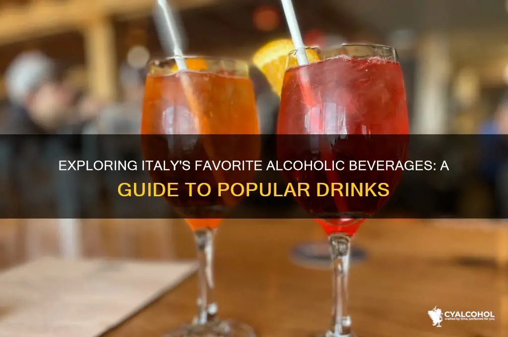 Exploring Italy's Favorite Alcoholic Beverages: A Guide To Popular ...