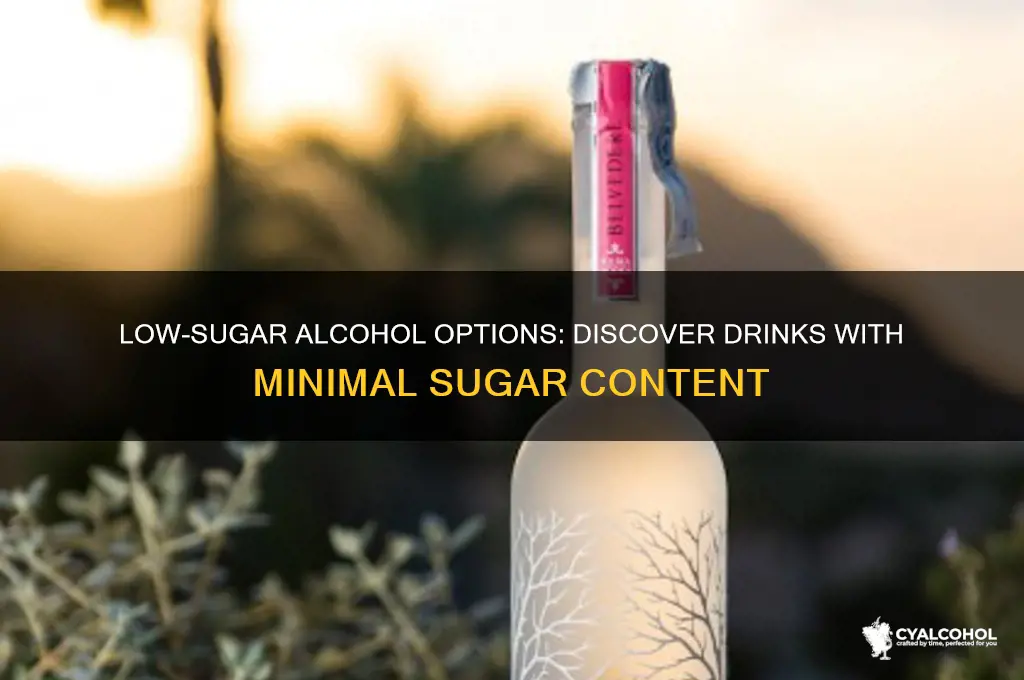 Low-Sugar Alcohol Options: Discover Drinks With Minimal Sugar Content ...