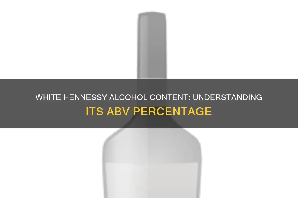 White Hennessy Alcohol Content: Understanding Its Abv Percentage ...