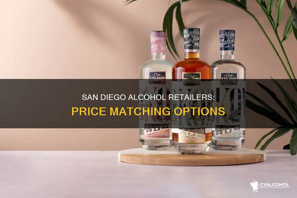 San Diego Alcohol Retailers: Price Matching Options | CyAlcohol