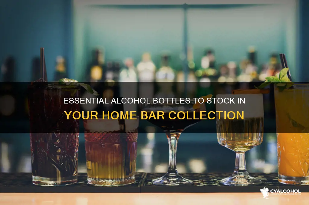 Essential Alcohol Bottles To Stock In Your Home Bar Collection | CyAlcohol