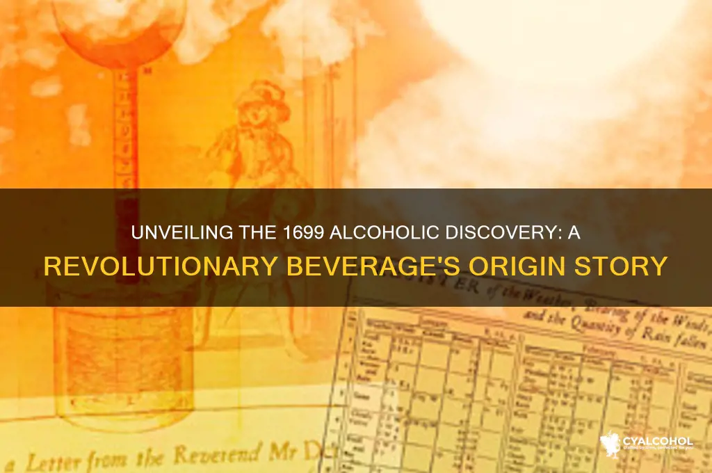 Unveiling The 1699 Alcoholic Discovery: A Revolutionary Beverage's ...
