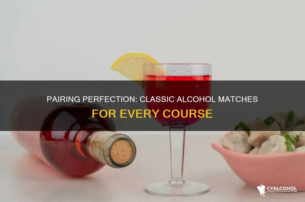 Pairing Perfection: Classic Alcohol Matches For Every Course | CyAlcohol