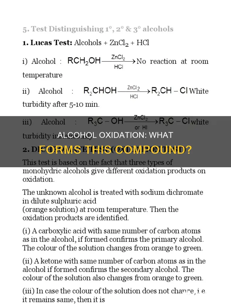 Alcohol Oxidation: What Forms This Compound? | CyAlcohol