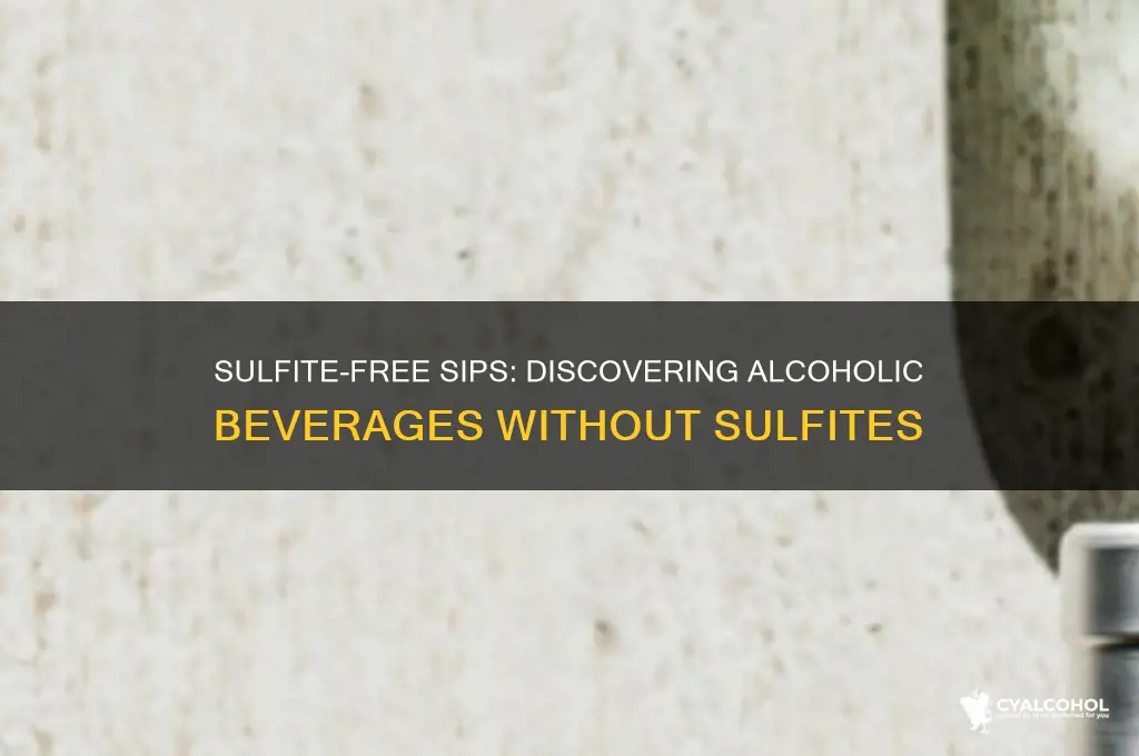 Sulfite-Free Sips: Discovering Alcoholic Beverages Without Sulfites ...