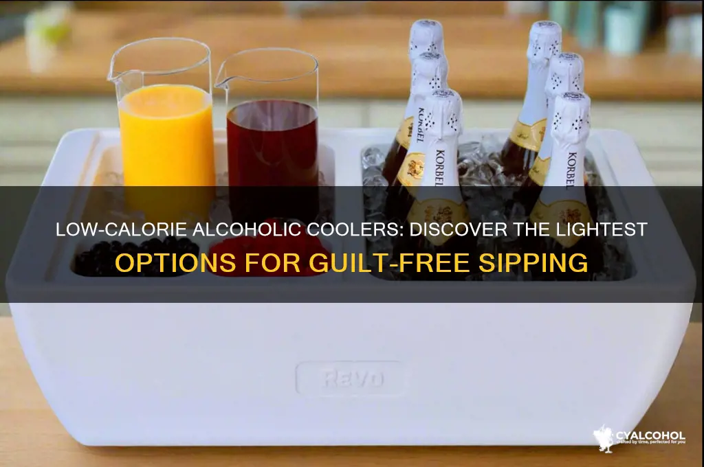 Low-Calorie Alcoholic Coolers: Discover The Lightest Options For Guilt ...
