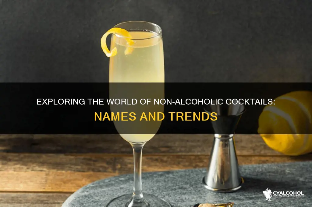 Exploring The World Of Non-Alcoholic Cocktails: Names And Trends ...