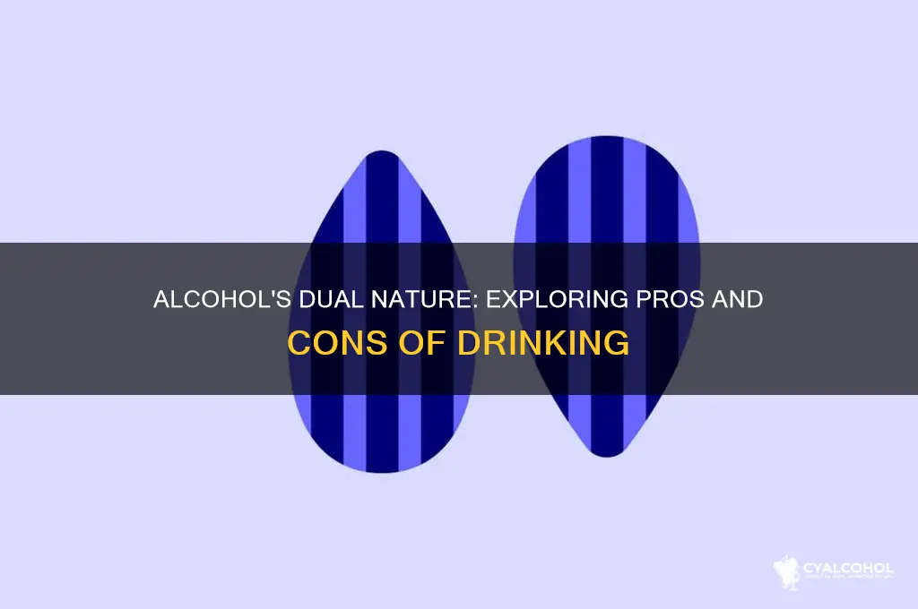 Alcohol's Dual Nature: Exploring Pros And Cons Of Drinking | CyAlcohol