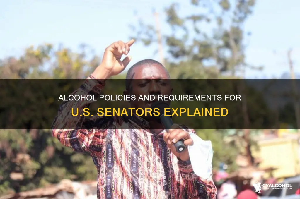 Alcohol Policies And Requirements For U.S. Senators Explained | CyAlcohol