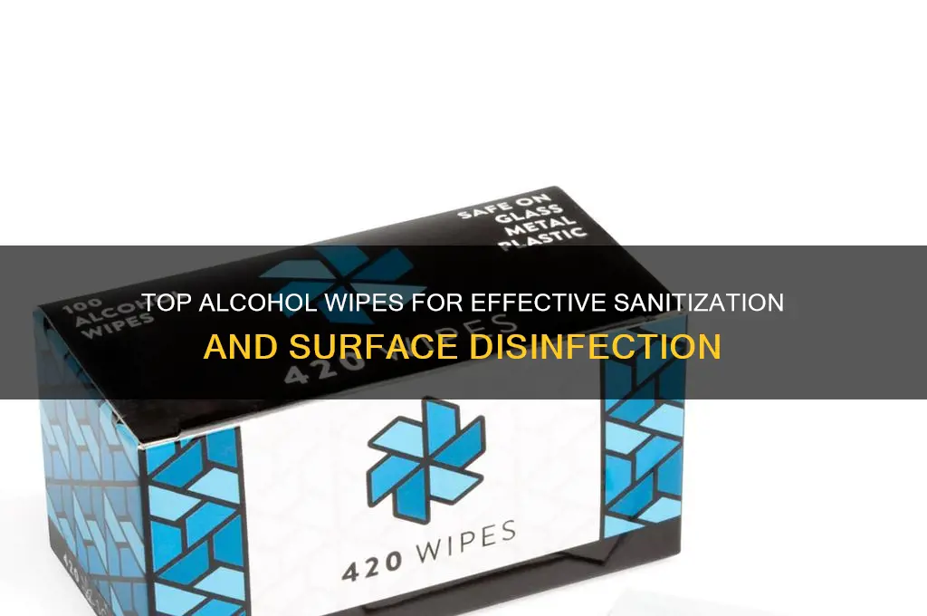 Top Alcohol Wipes For Effective Sanitization And Surface Disinfection ...