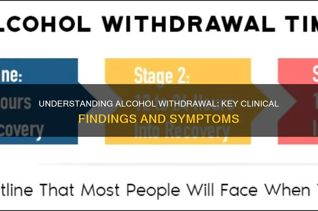 Understanding Alcohol Withdrawal: Key Clinical Findings And Symptoms ...