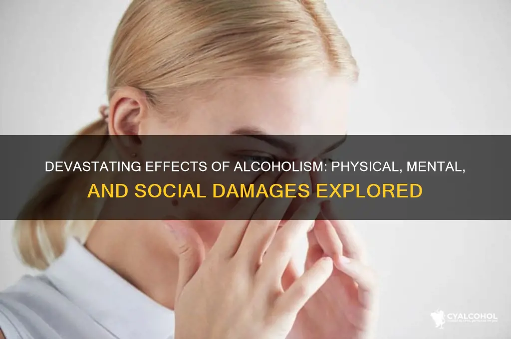 Devastating Effects Of Alcoholism: Physical, Mental, And Social Damages ...