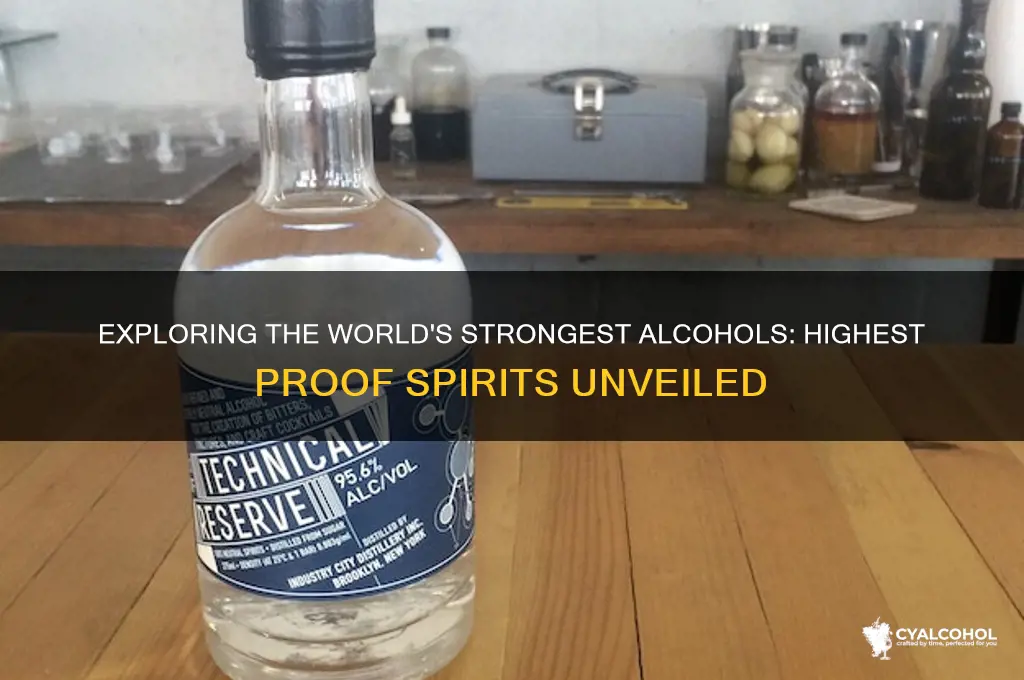 Exploring The World's Strongest Alcohols: Highest Proof Spirits ...