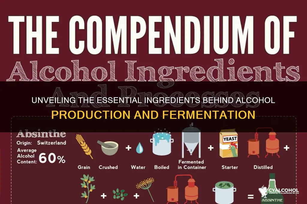 Unveiling The Essential Ingredients Behind Alcohol Production And ...