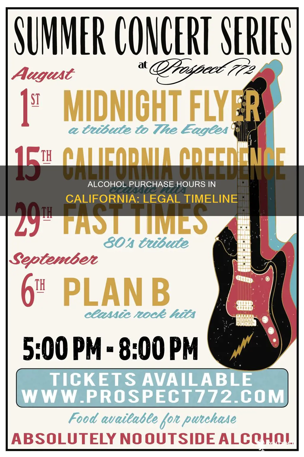 Alcohol Purchase Hours In California: Legal Timeline | CyAlcohol