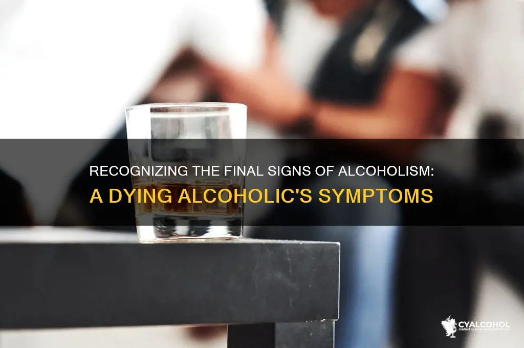 Recognizing The Final Signs Of Alcoholism: A Dying Alcoholic's Symptoms ...