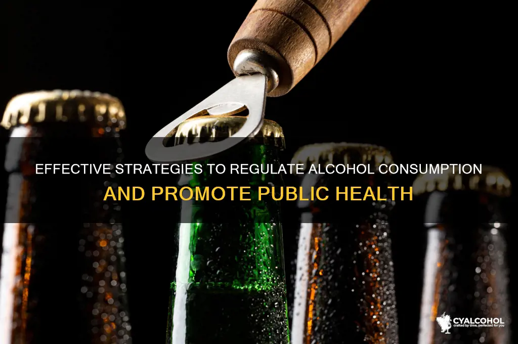 Effective Strategies To Regulate Alcohol Consumption And Promote Public ...