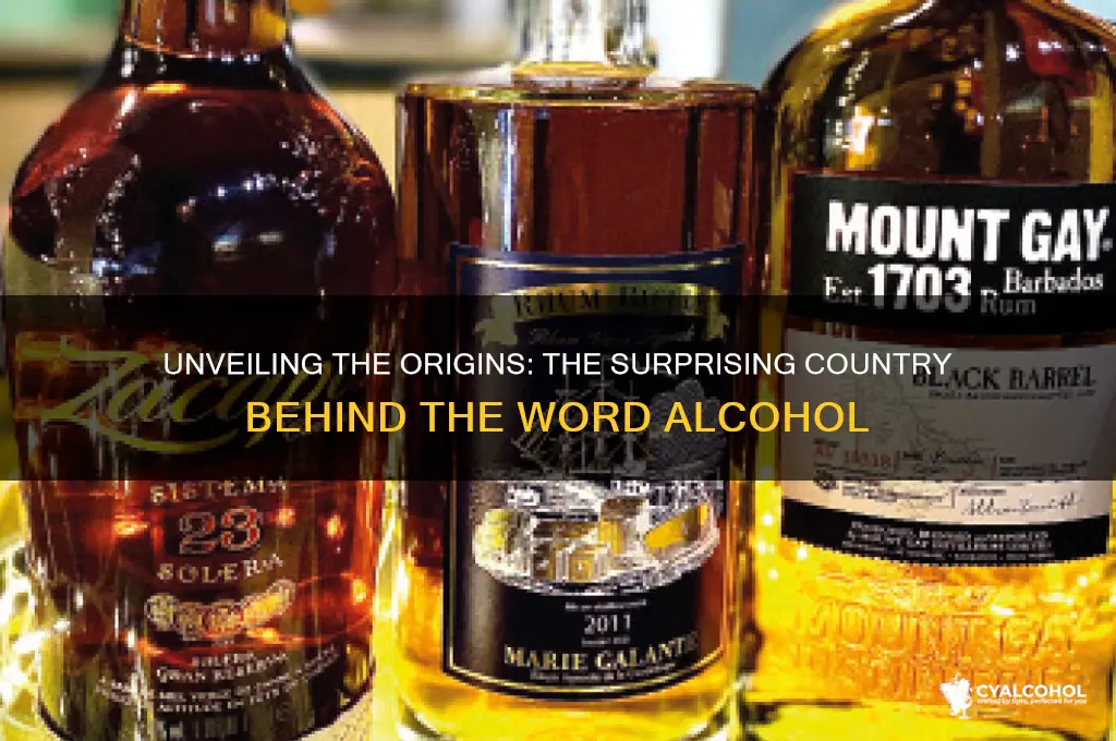 Unveiling The Origins: The Surprising Country Behind The Word Alcohol ...