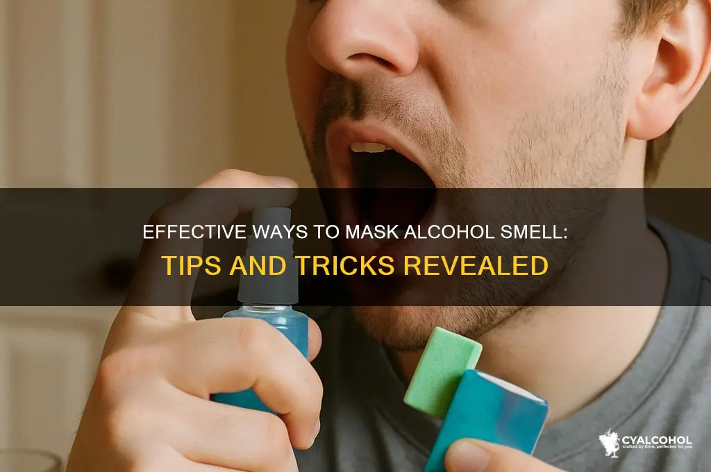 Effective Ways To Mask Alcohol Smell: Tips And Tricks Revealed | CyAlcohol