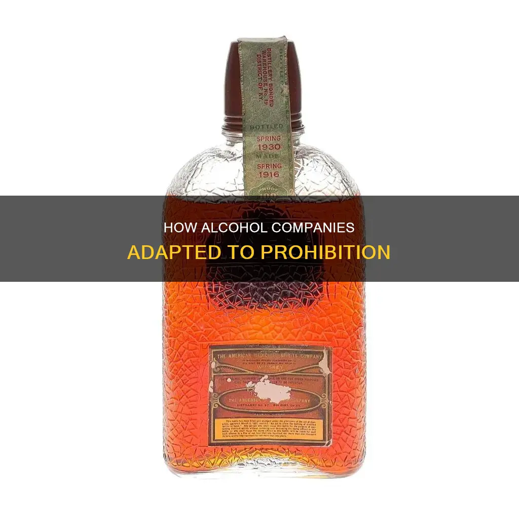 How Alcohol Companies Adapted To Prohibition | CyAlcohol