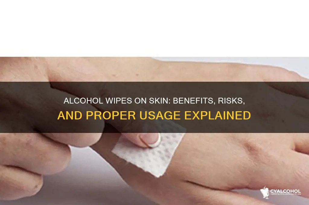 Alcohol Wipes On Skin: Benefits, Risks, And Proper Usage Explained ...